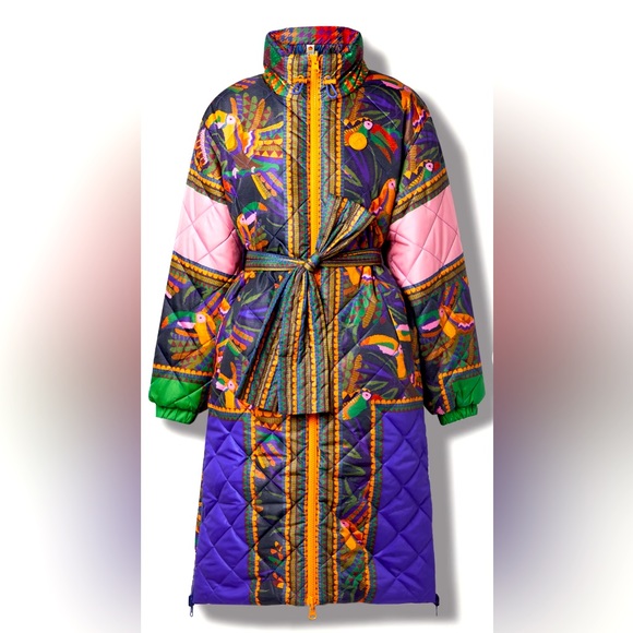 FARM Rio | Jackets & Coats | Farm Rio Reversible Puffer Jacket | Poshmark